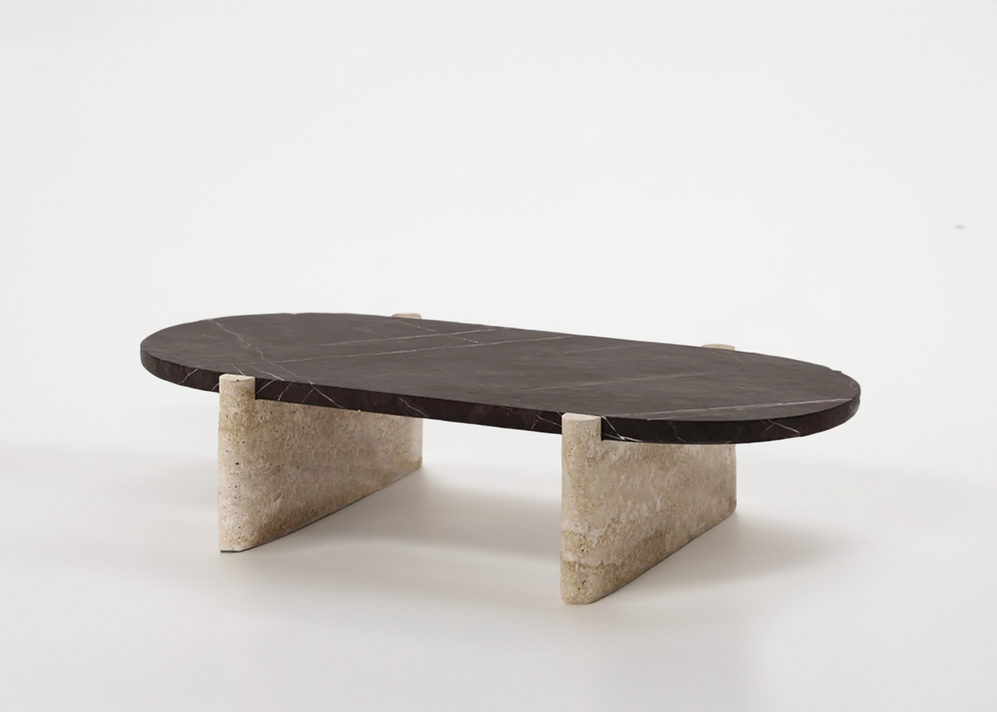 Rocca Oval Marble Coffee Table