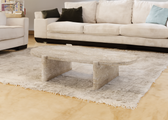 Rocca Oval Marble Coffee Table