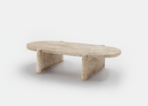 Rocca Oval Marble Coffee Table